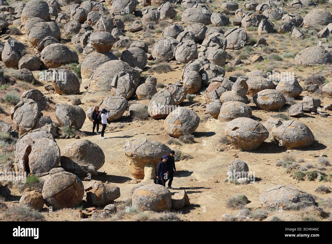 The Valley of the Spheres in Torysh, Kazakhstan Stock Photo - Alamy