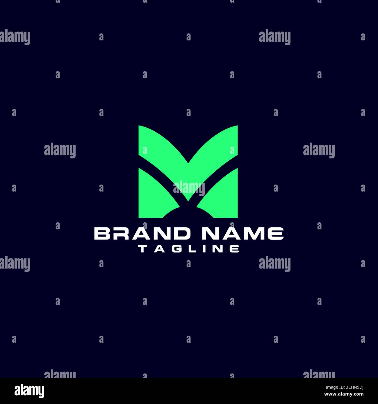 Initial MV or VM logo. monogram logo design combination of letters M ...