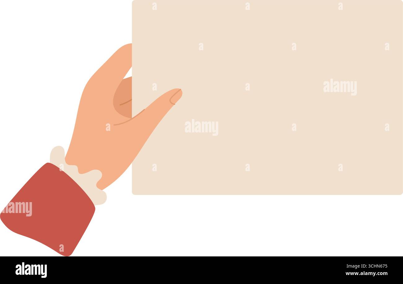 Mockup blank invitation card Stock Vector Images - Alamy