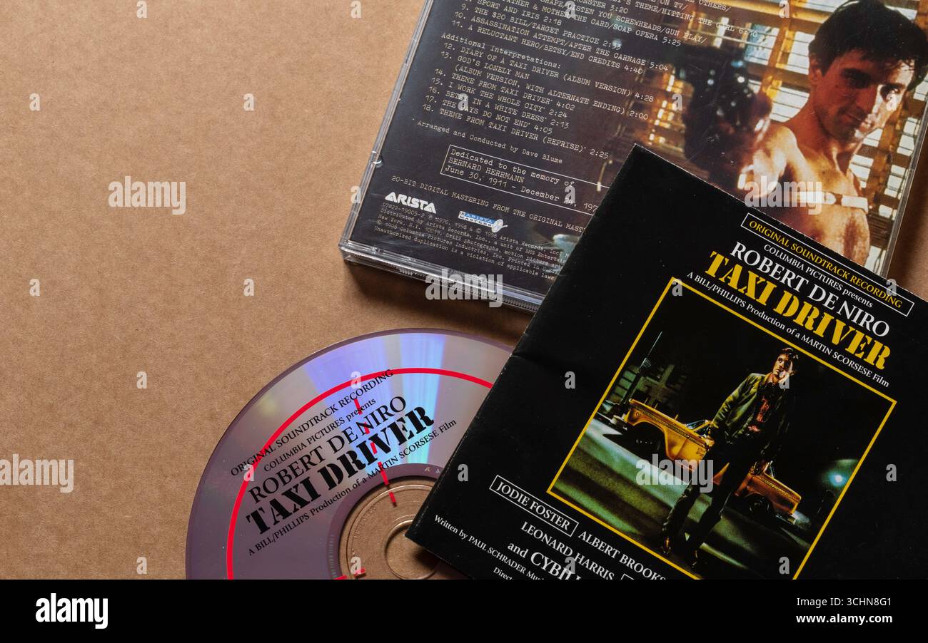 'Taxi Driver' original soundtrack recording CD album featuring Robert ...