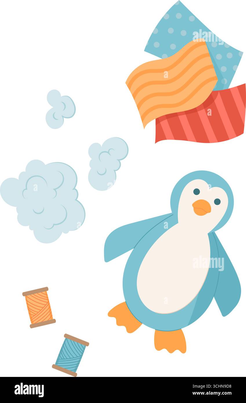 Sewing character hi-res stock photography and images - Alamy