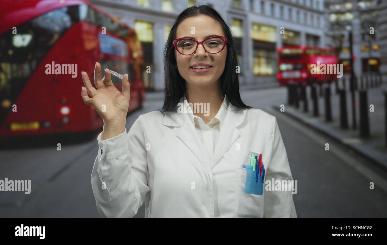 Woman examines dental braces on hi-res stock photography and images - Alamy