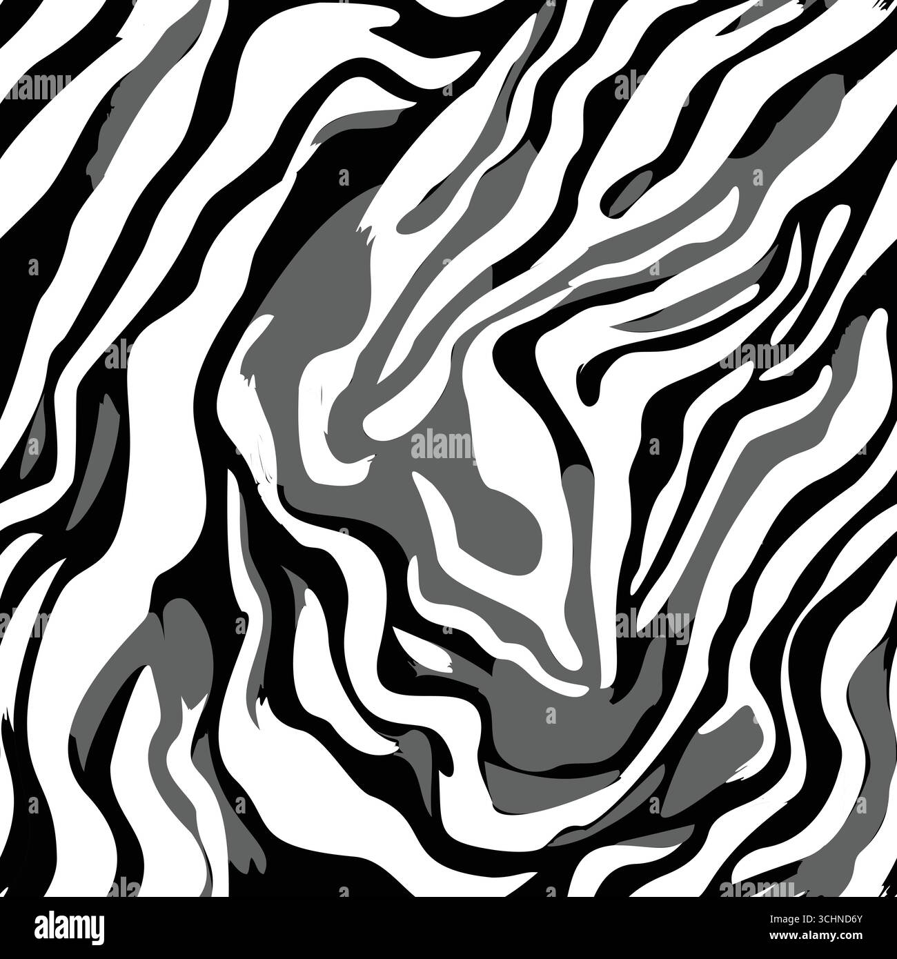 Wavy pattern background Black and White Stock Photos & Images - Alamy