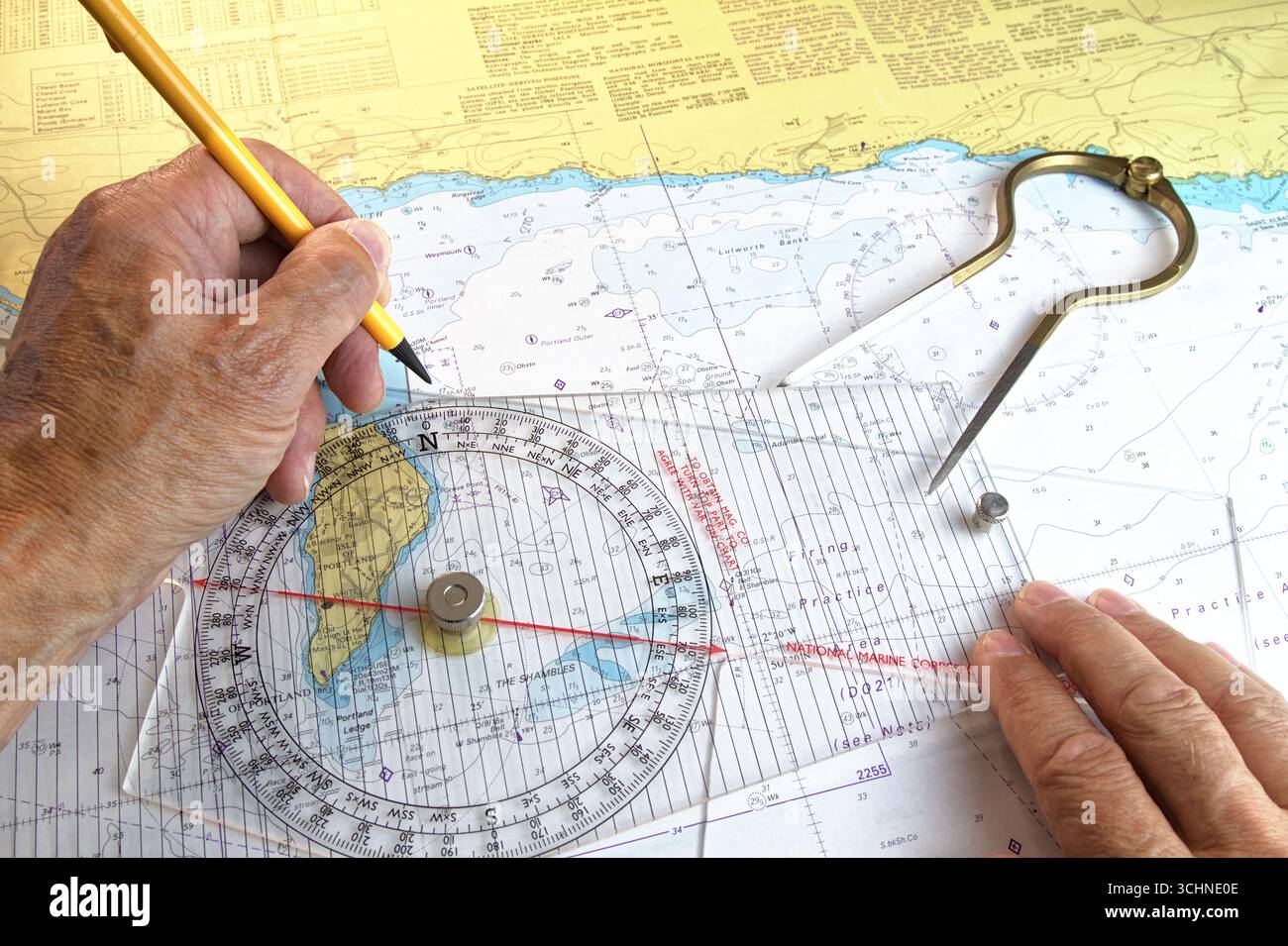 Plotting a passage hi-res stock photography and images - Alamy