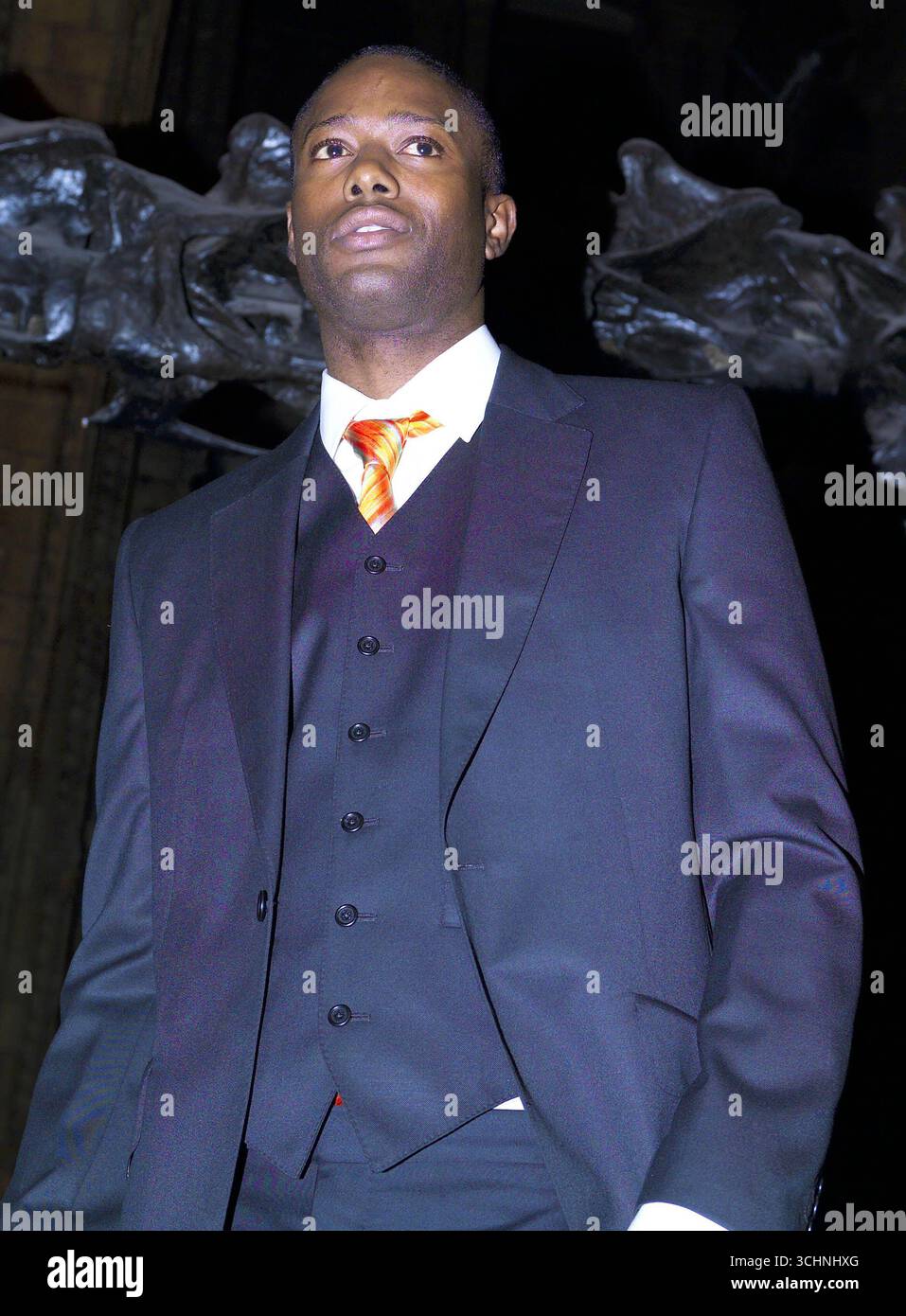 Model at the Sparks Charity Fashion Show at the Natural History Museum ...