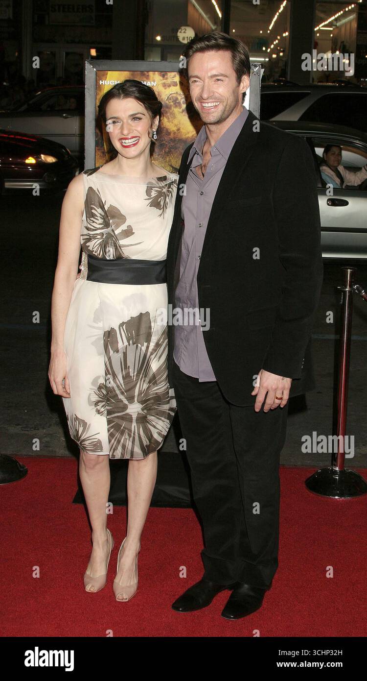 Rachel Weisz and Hugh Jackman at The Fountain Premiere, held at the AFI ...