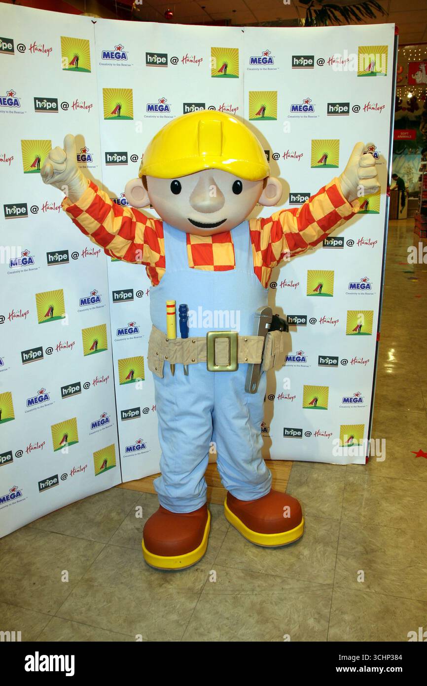 Bob The Builder at the Hope at Hamleys event in London - 12 November ...
