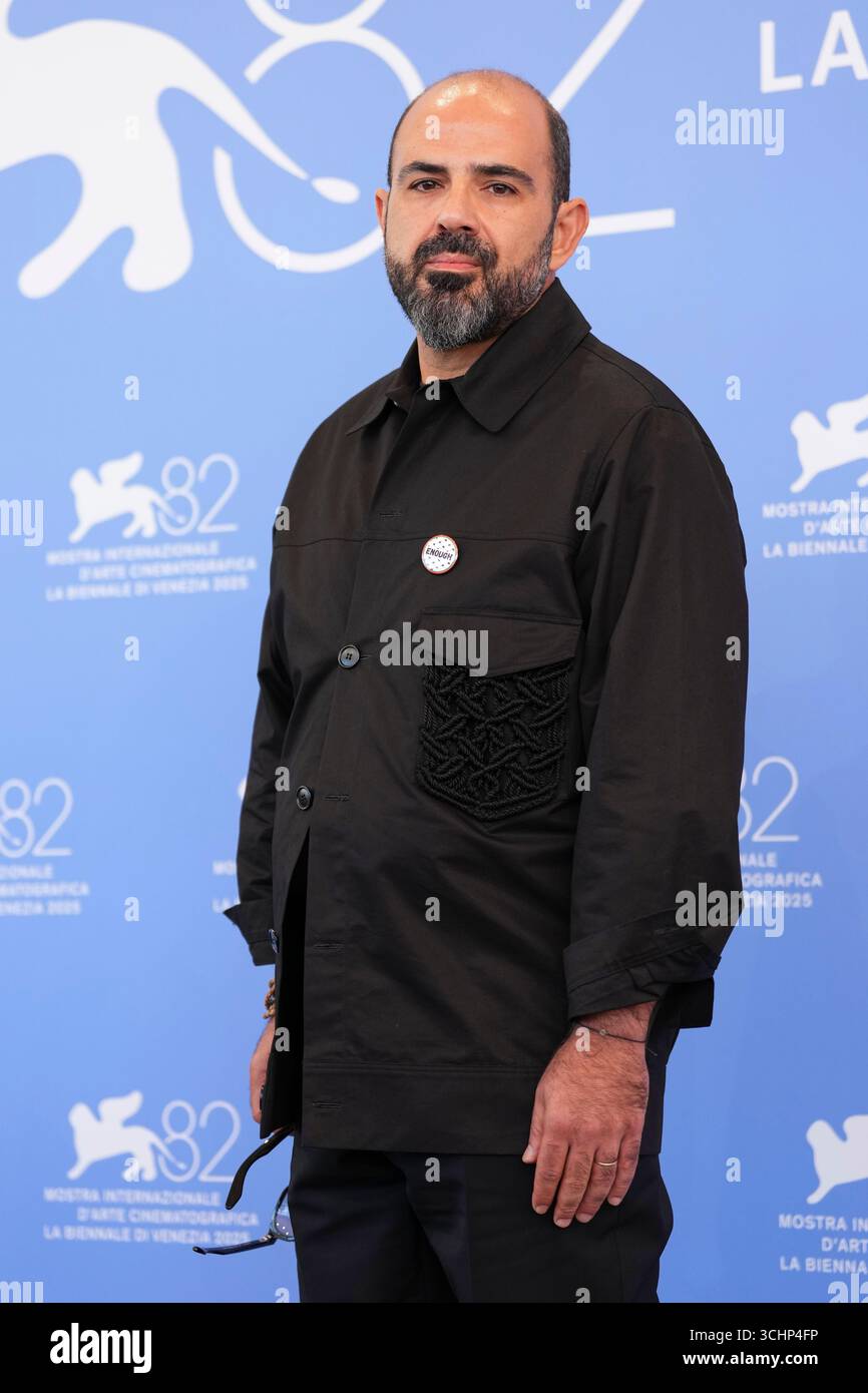 Amer Hlehel poses for photographers at the photo call for the film 'The ...