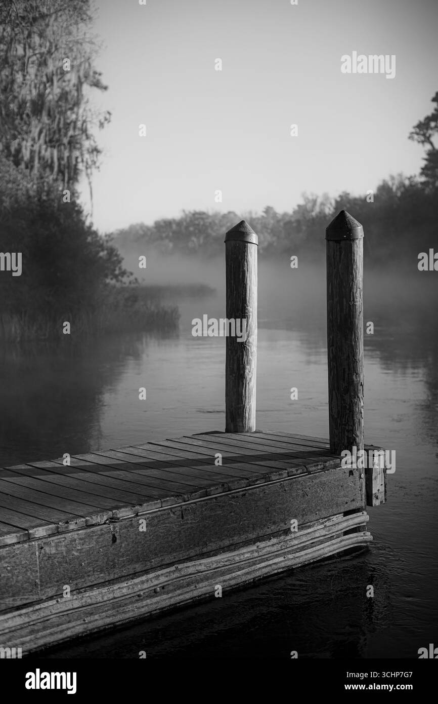 Dock along rainbow river hi-res stock photography and images - Alamy