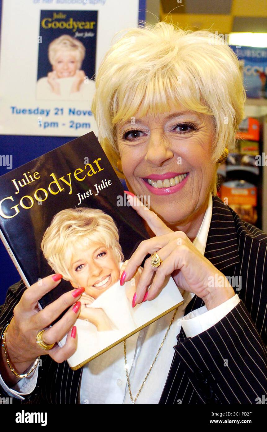 Julie Goodyear (formerly Bet Lynch from Coronation Street) signing ...