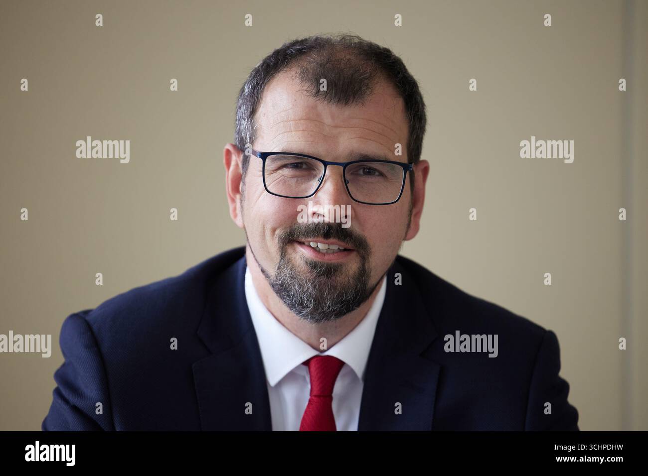 Potsdam, Germany. 03rd Sep, 2025. Steffen Freiberg (SPD), Brandenburg's ...