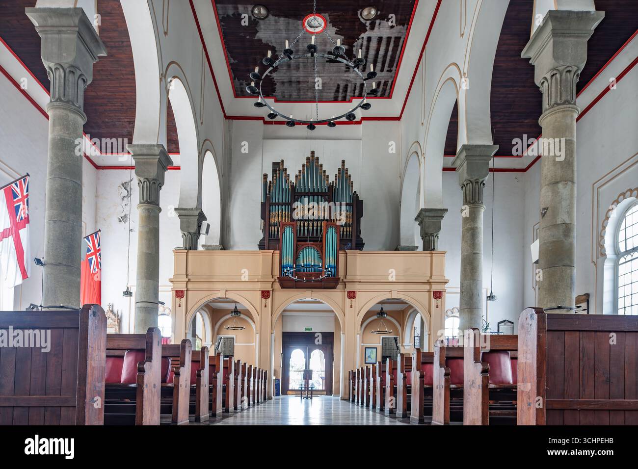 Interior view of the Anglican Cathedral of the Holy Trinity in ...