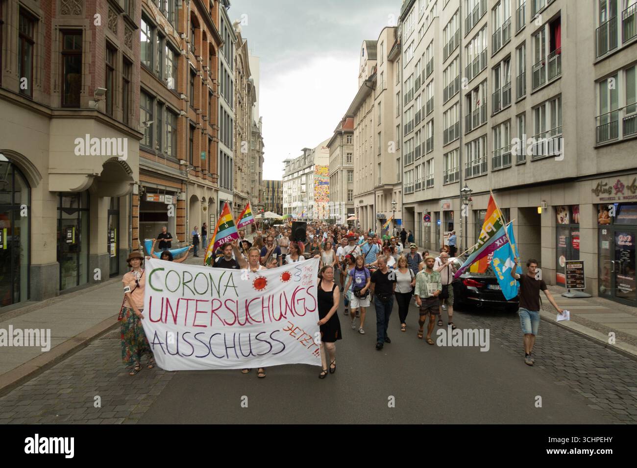 Germany anti corona march 2020 hi-res stock photography and images - Alamy