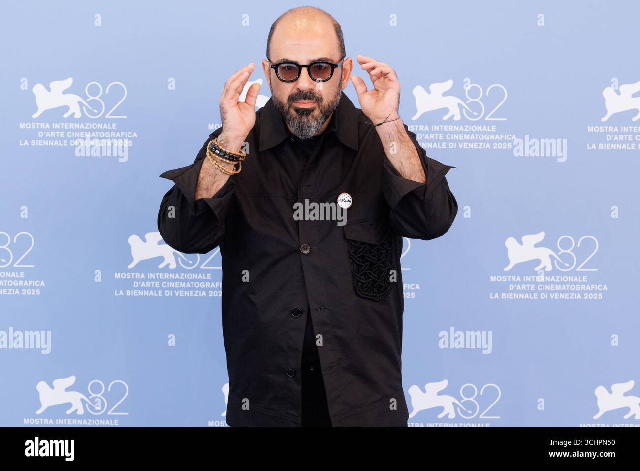 Amer Hlehel attends "The Voice Of Hind Rajab" photocall during the 82nd ...