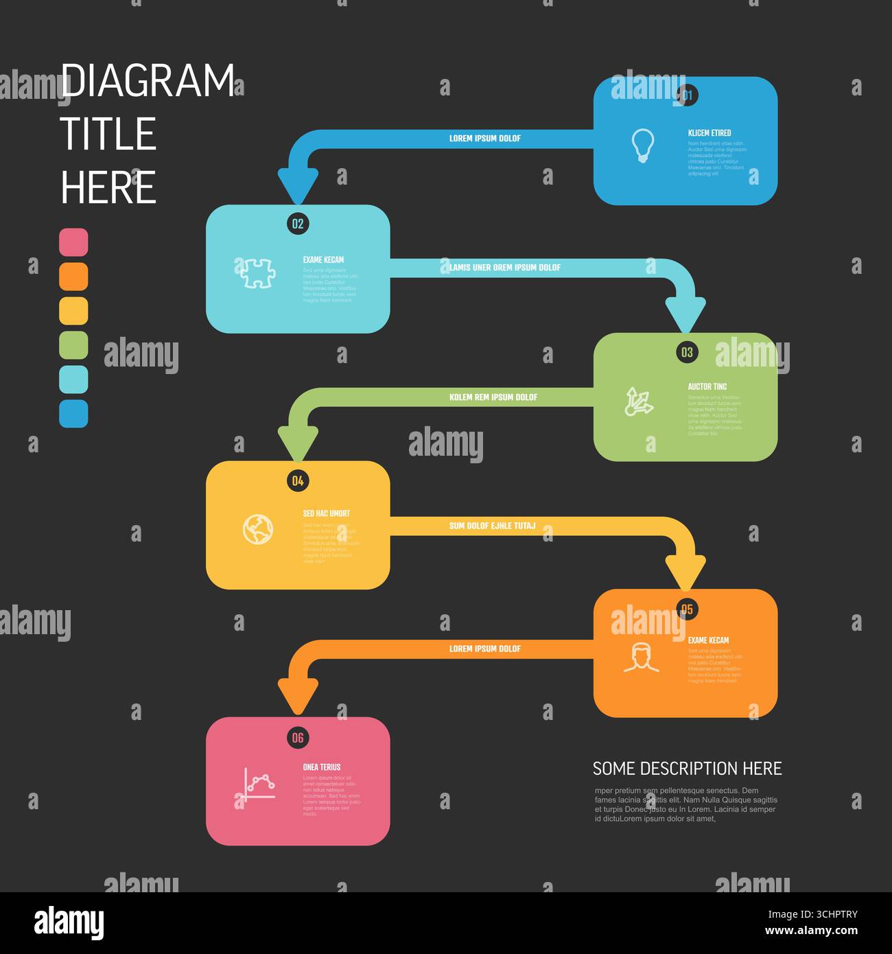 Illustration featuring icons representing Stock Vector Images - Alamy