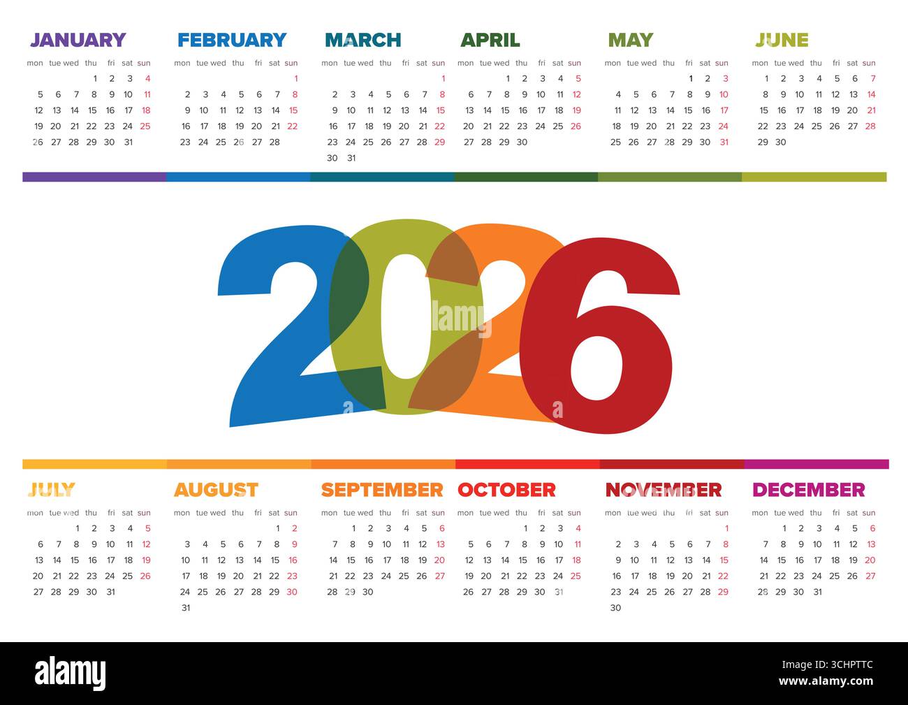 Calendar showing months days Stock Vector Images - Alamy