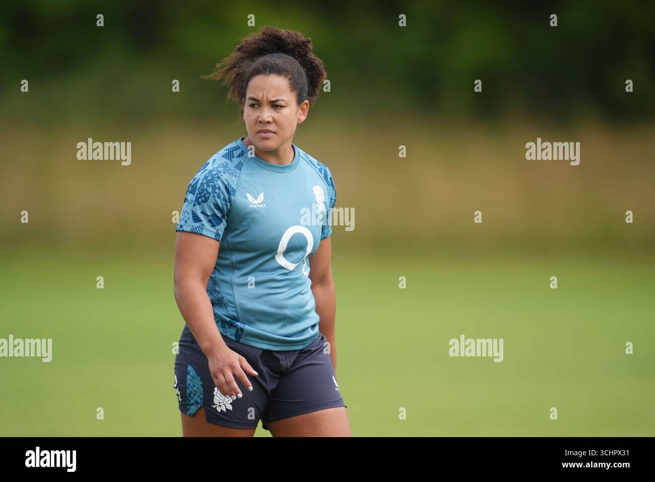 England's Tatyana Heard during a training session at the University of ...