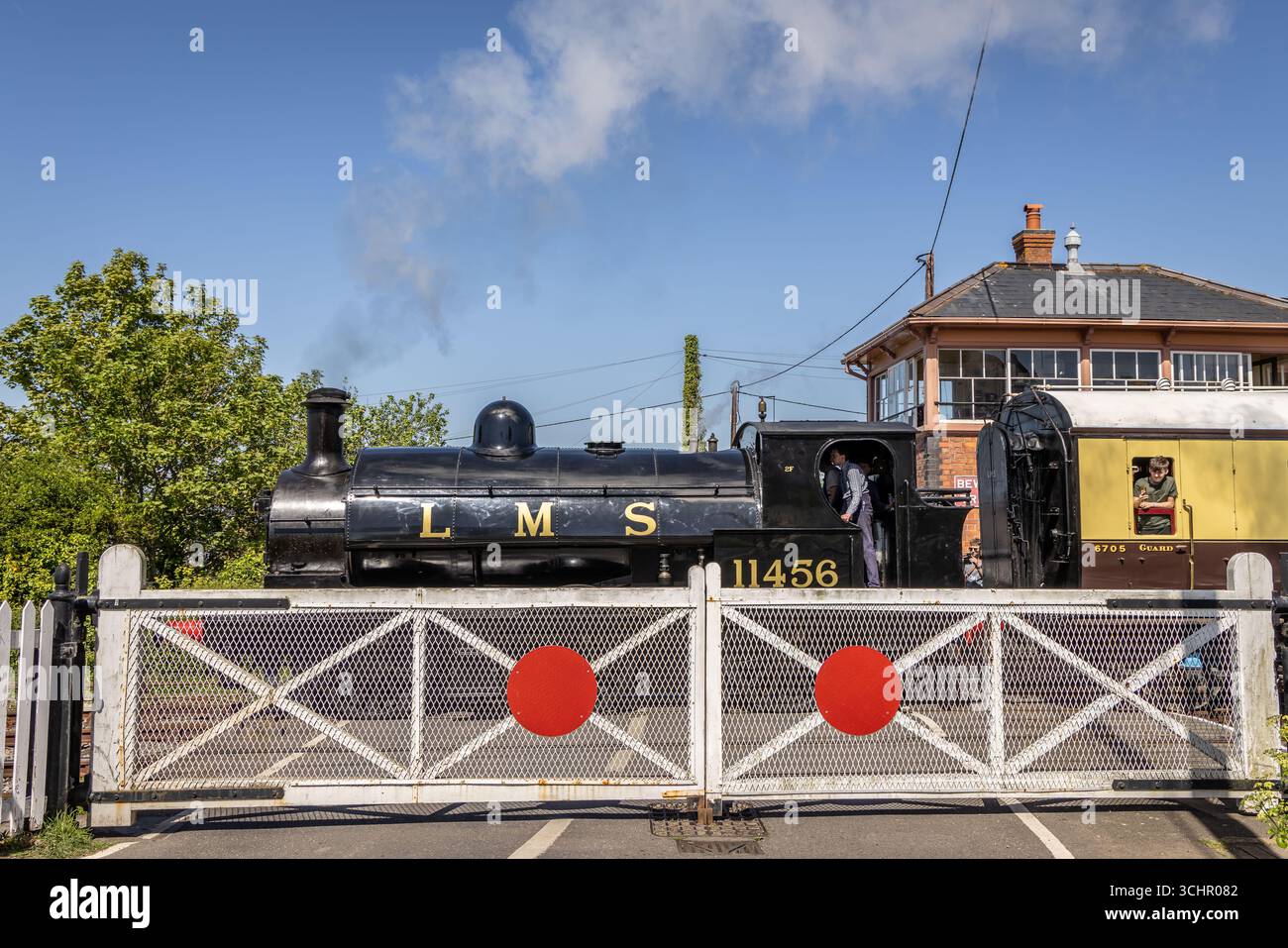 LMS '2F' 0-6-0ST No.11456, Blue Anchor, West Somerset Railway, Somerset ...
