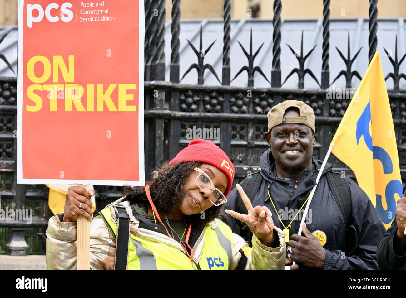 London,UK. Trade Unionists from PCS ( the Public and Commercial ...
