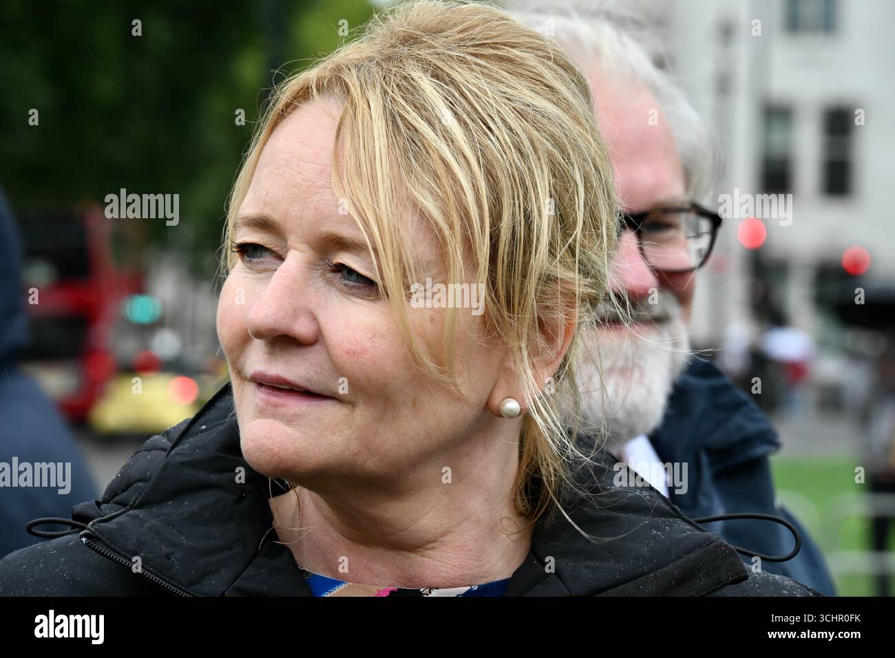 London,UK. Sharon Graham. Leader and General Secretary of UNITE visited ...