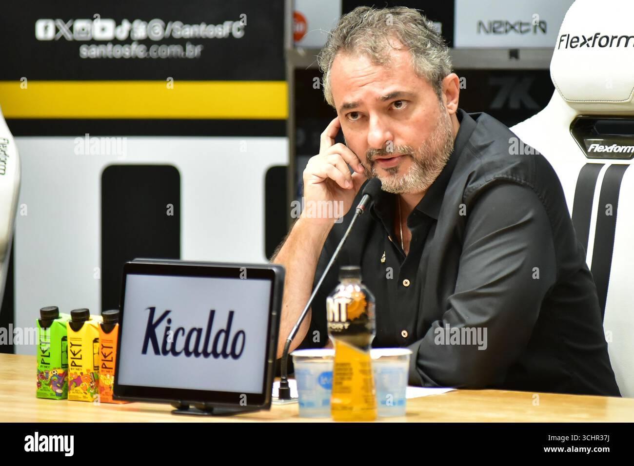 SP - SANTOS - 09/03/2025 - SANTOS, PRESS CONFERENCE SOCCER EXECUTIVE ...