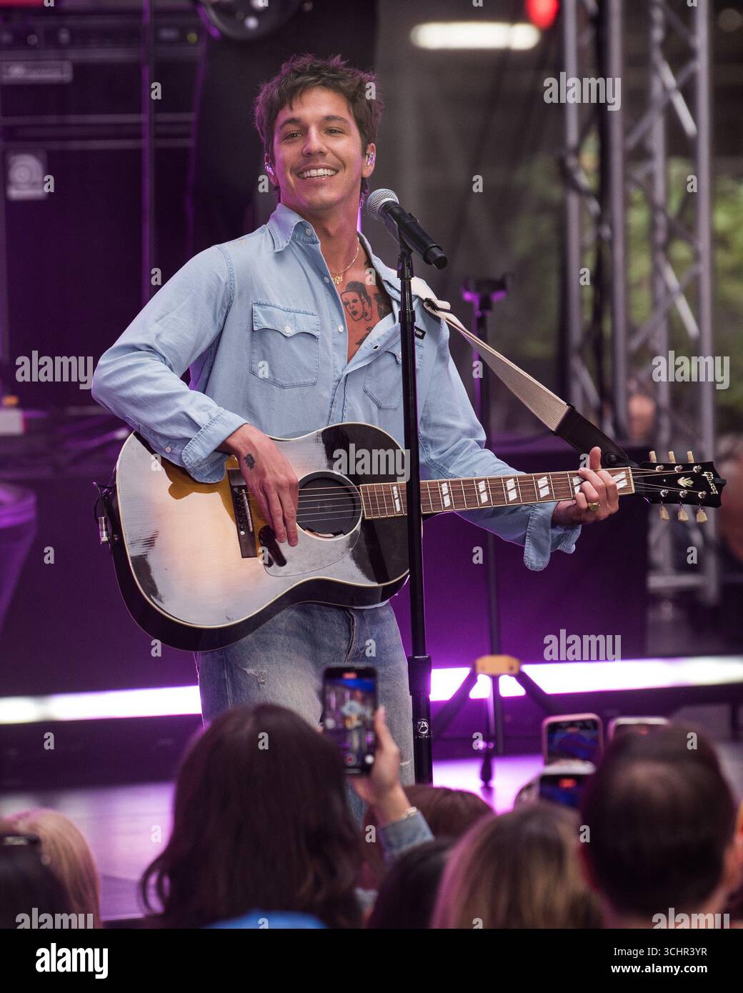 Role Model on stage for NBC Today Show 2025 Citi Concert Series with ...