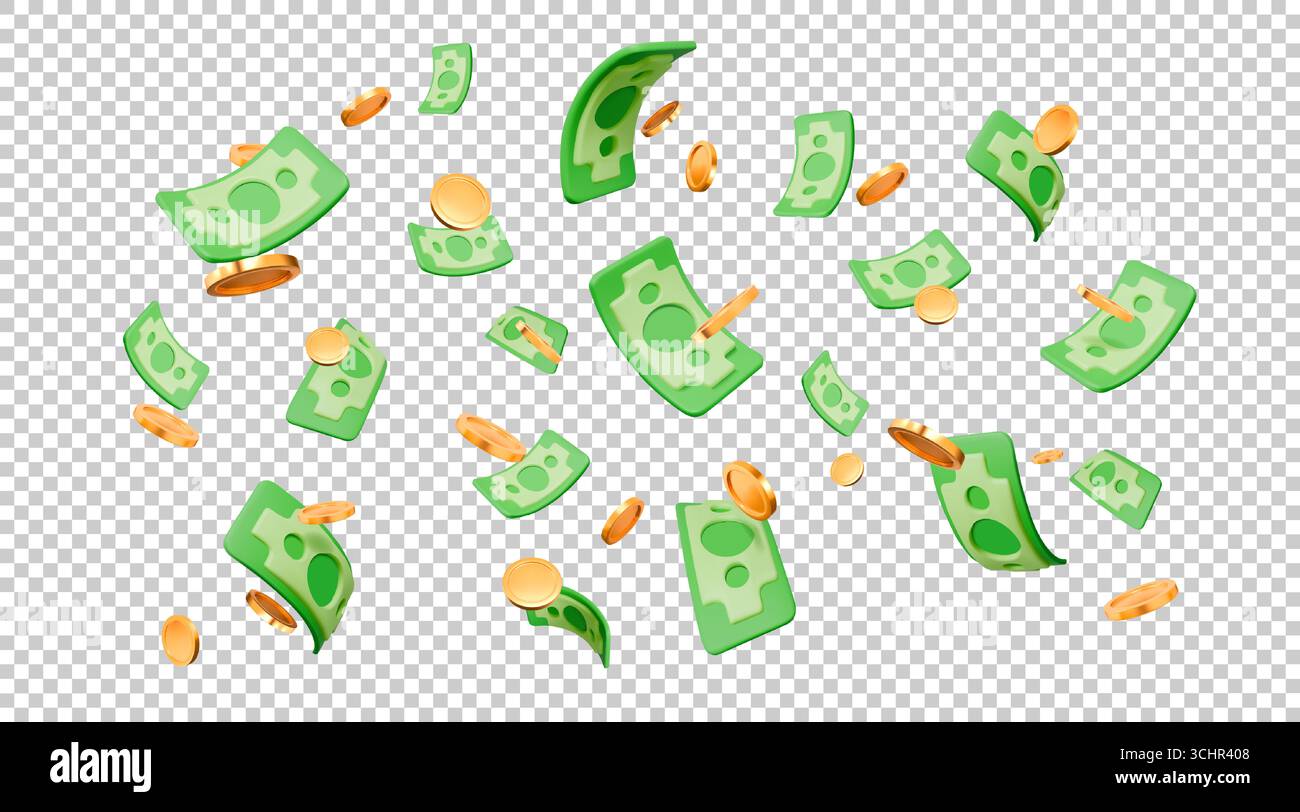 Rain falling transparent Stock Vector Images - Alamy