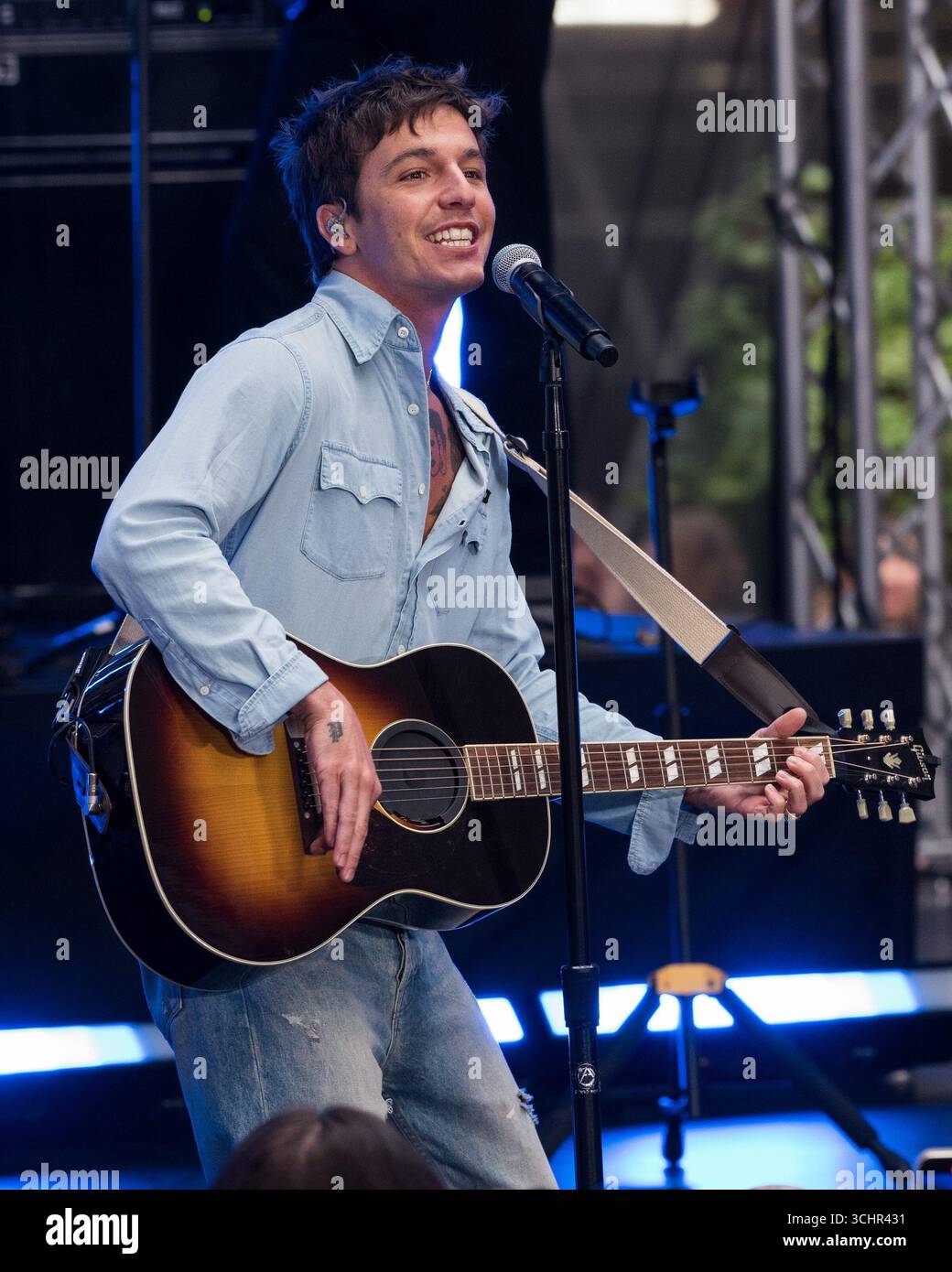 Role Model on stage for NBC Today Show 2025 Citi Concert Series with ...