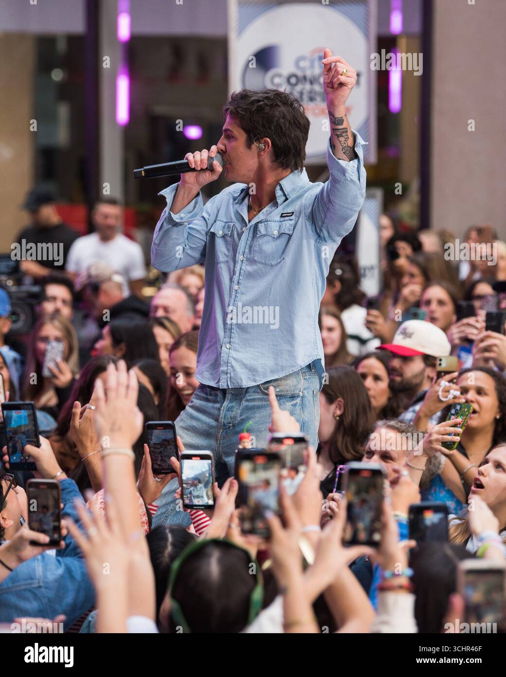 Role Model on stage for NBC Today Show 2025 Citi Concert Series with ...
