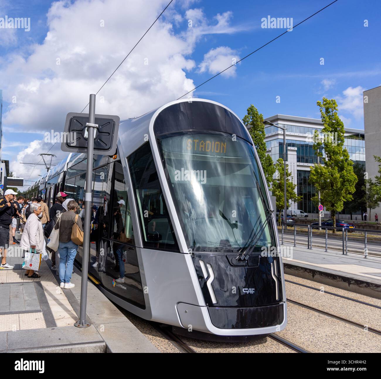 Luxembourg europe september 2025 tram hi-res stock photography and ...