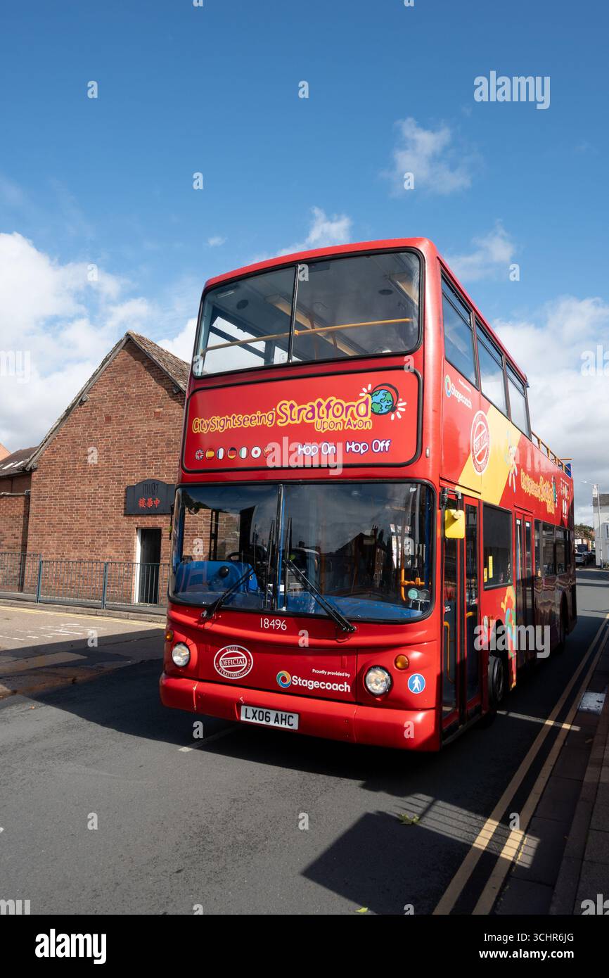 Stagecoach tourist double decker bus, Stratford-upon-Avon, Warwickshire ...