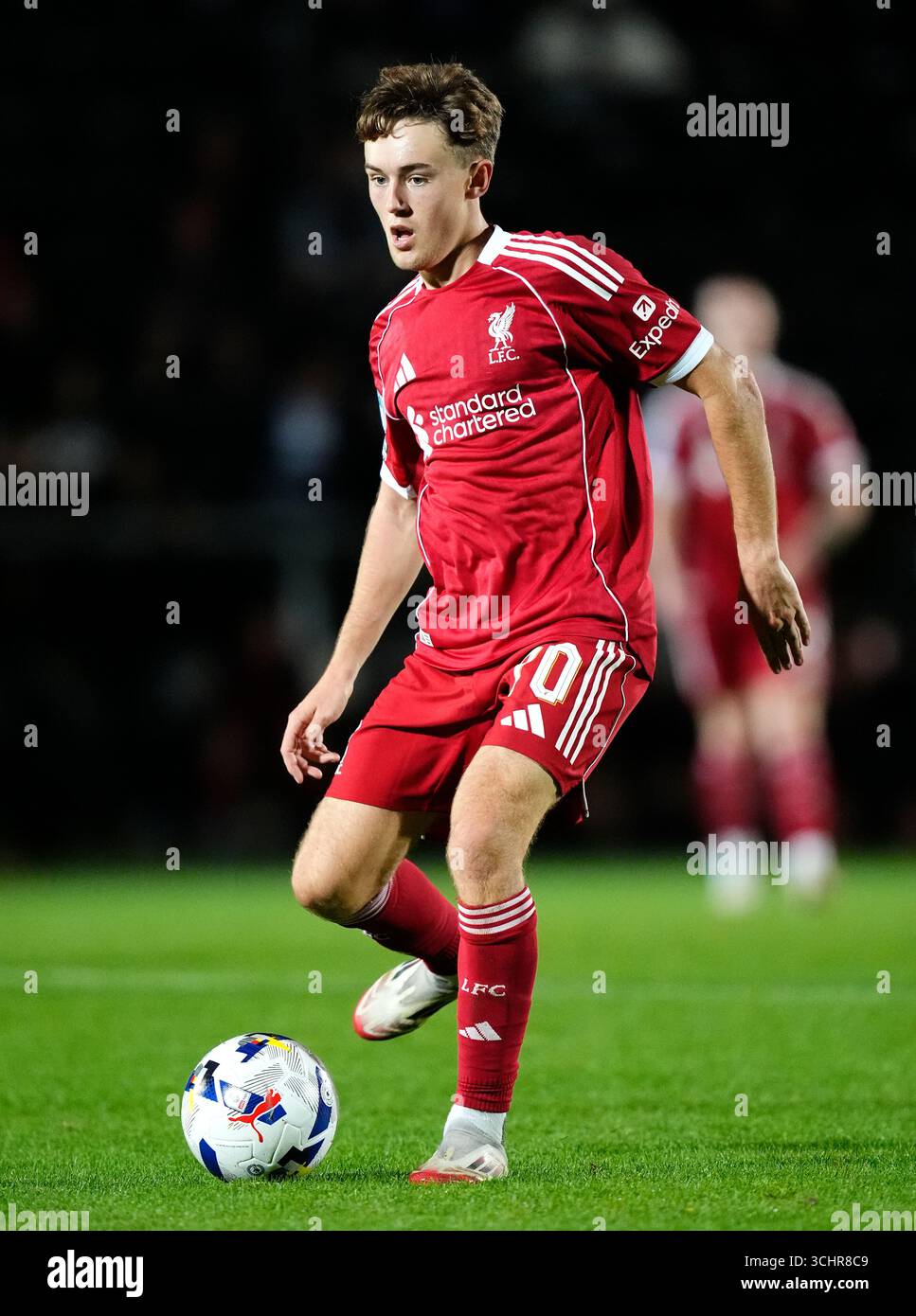 Liverpool's Tommy Pilling in action during the Vertu Trophy match at ...