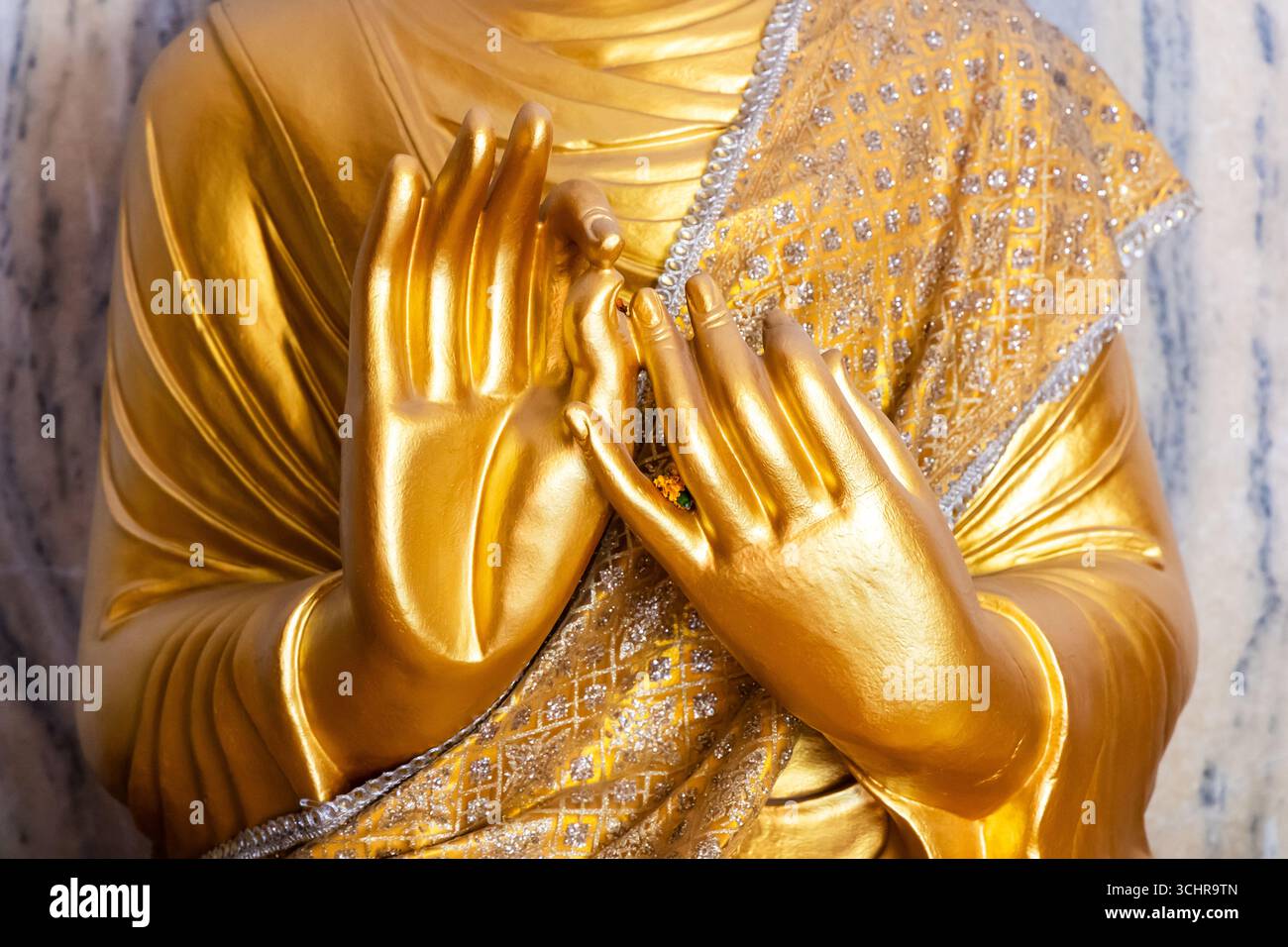 divine hand gesture of hindu god in temple Stock Photo - Alamy