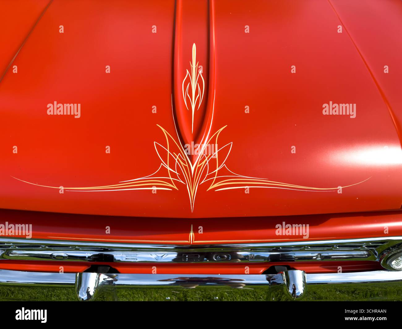 "Cheeto", a customized 1963 Chevrolet C10 pickup in the C10 Red Rock ...