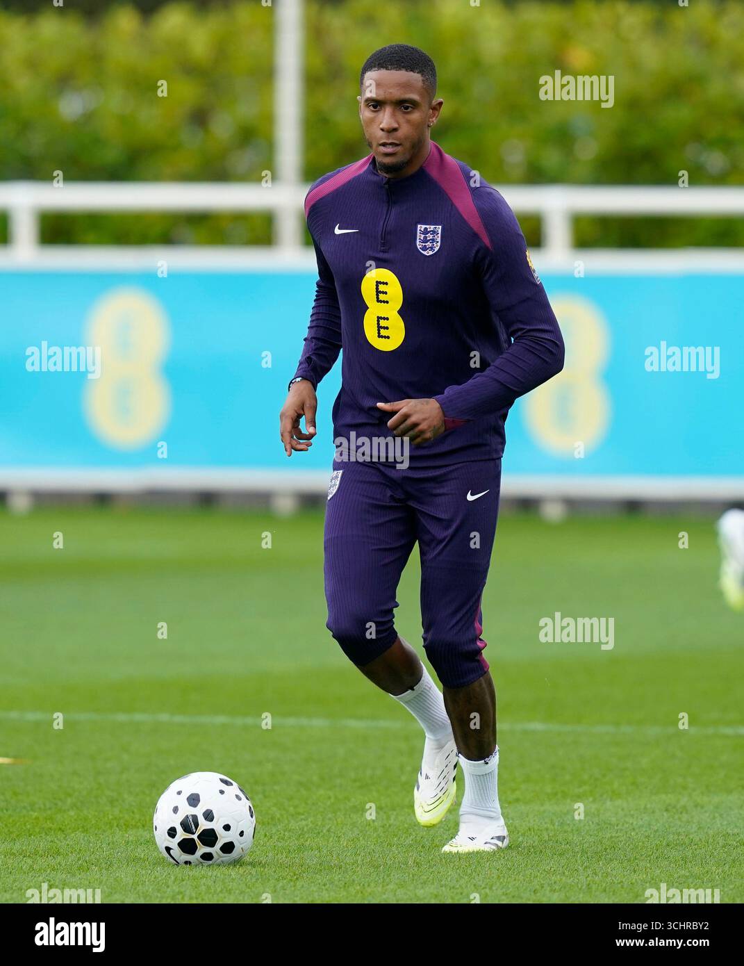 Ezri Konsa of England during an England training session at St George's ...