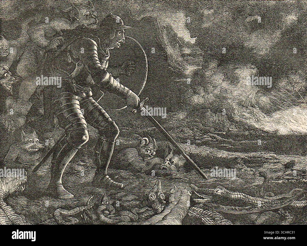 Christian in the valley of the shadow of death hi-res stock photography ...