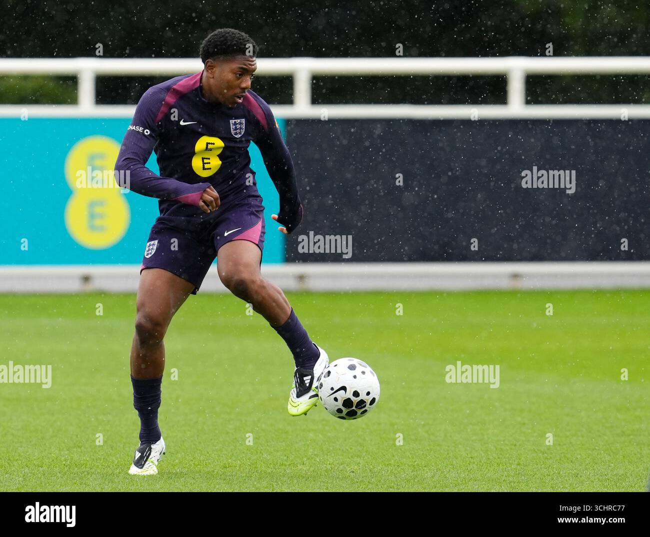 England's Myles Lewis-Skelly during a training session at St George's ...