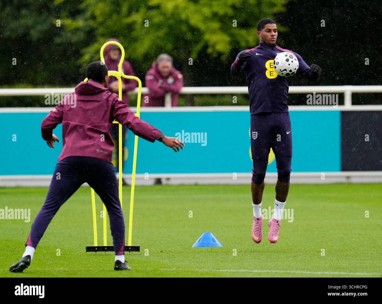 England's Marcus Rashford during a training session at St George's Park ...