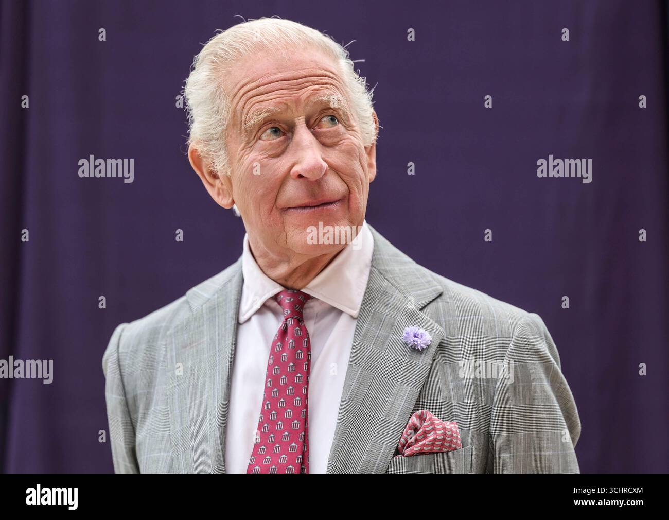 Britain's King Charles arrives to officially open Midland Metropolitan ...