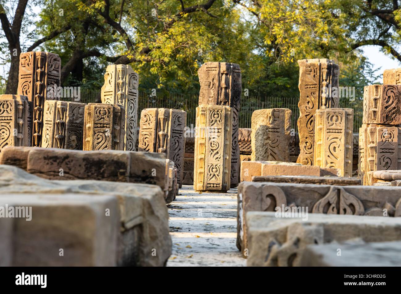 Sarnath ruins historic excavated unesco hi-res stock photography and ...