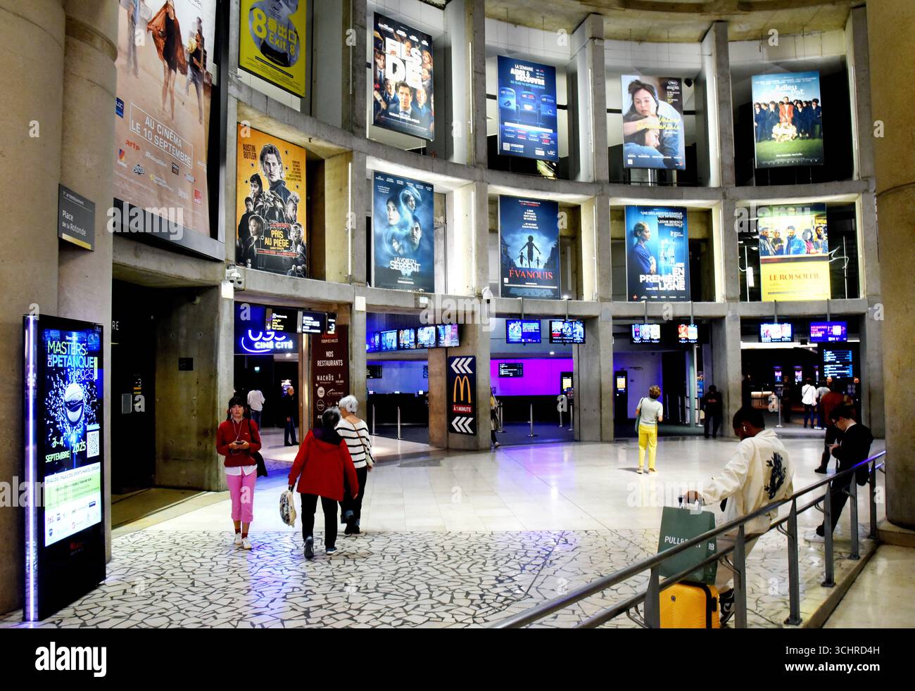 Illustration Cinema UGC Cine Cite Les Halles in Paris, France on ...