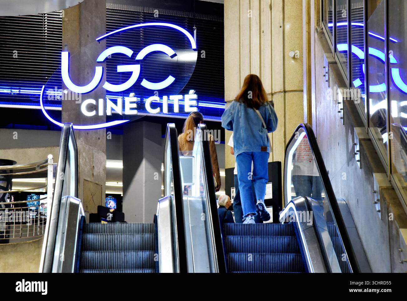 Illustration Cinema UGC Cine Cite Les Halles in Paris, France on ...