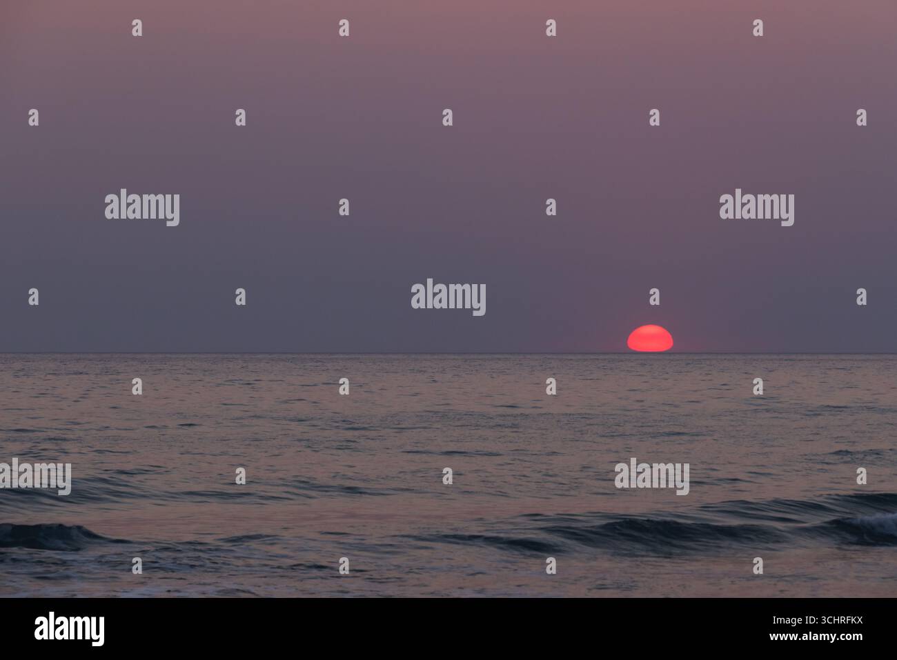 Serene empty beach gentle waves hi-res stock photography and images - Alamy