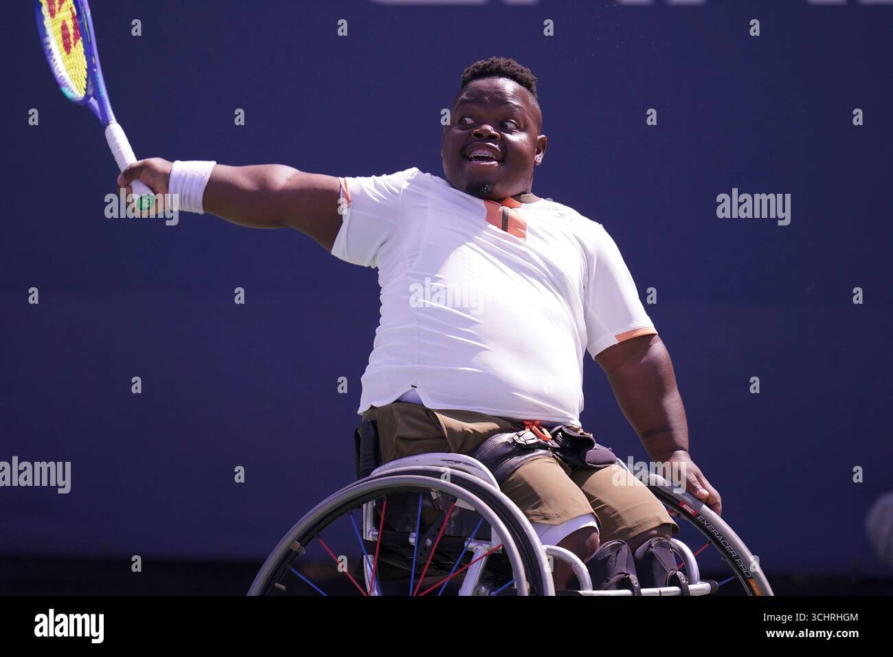 Donald Ramphadi of South Africa during the men's wheelchair doubles ...