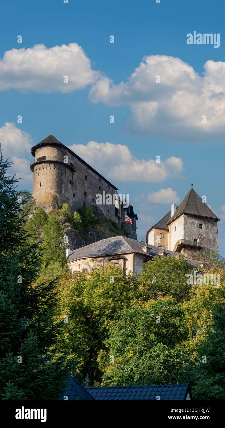 Aerial panoramic view medieval orava hi-res stock photography and ...