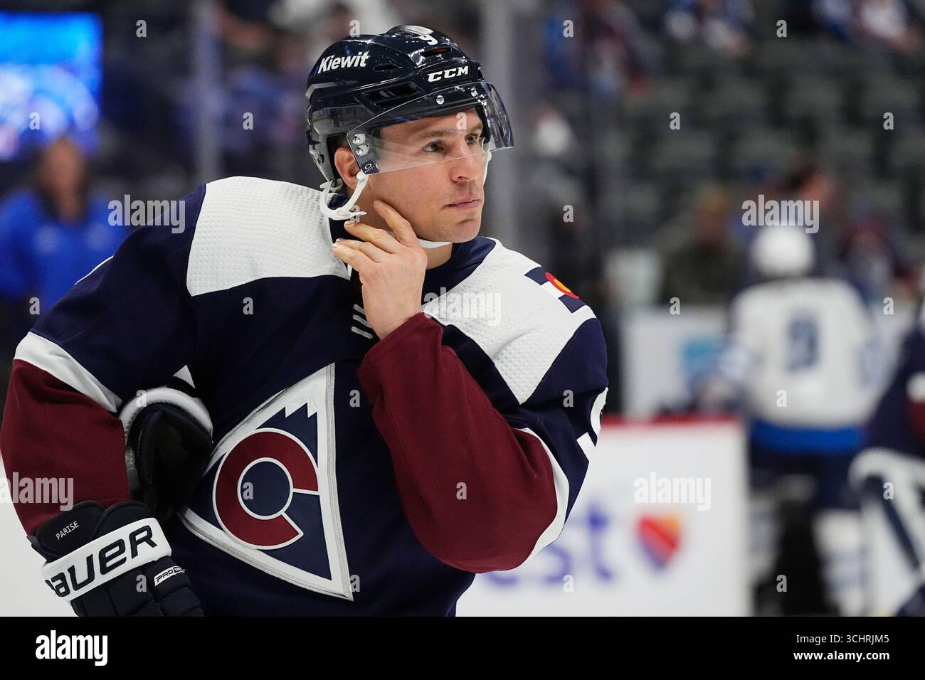 FILE - Colorado Avalanche left wing Zach Parise is seen in the second ...