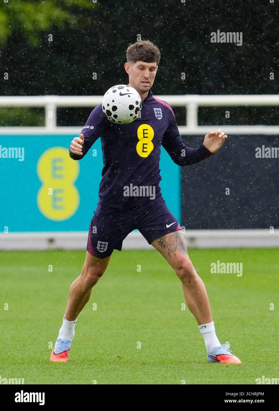England's John Stones during a training session at St George's Park, Burton upon Trent. Picture ...