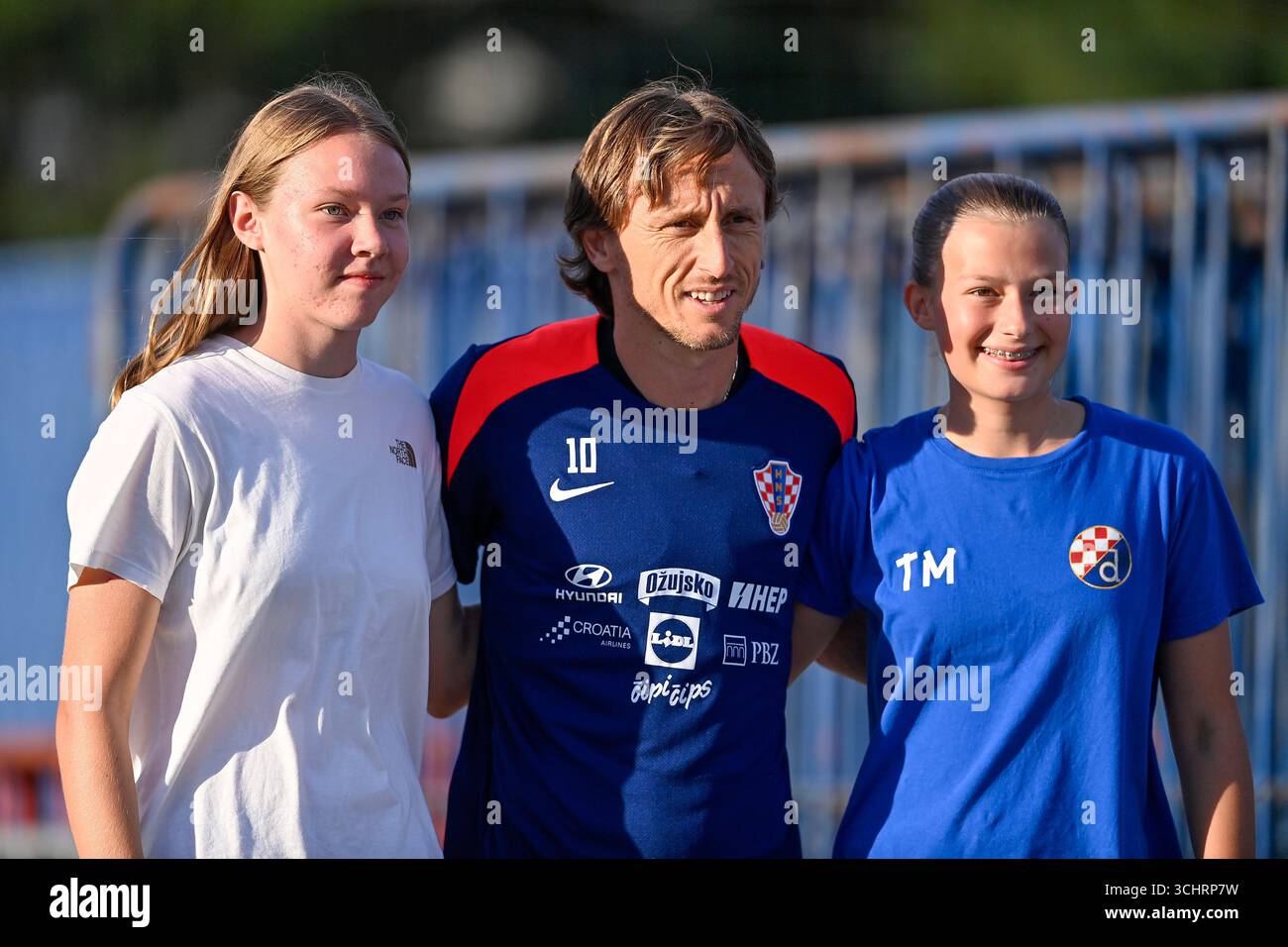 Luka Modric of Croatia during the training session at Maksimir Stadium ...