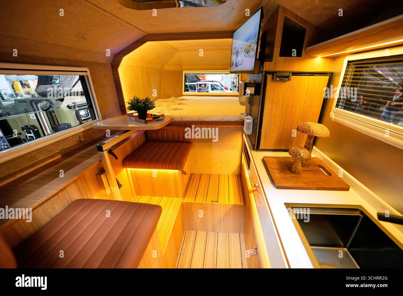 A detachable truck camper made for the loading area on a Tesla ...