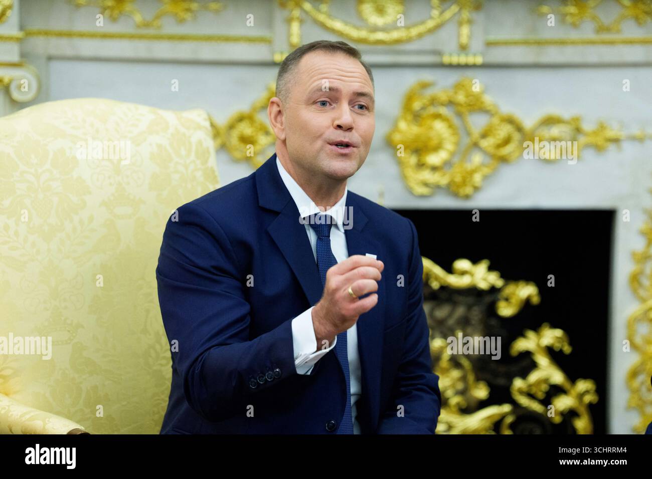 President Karol Nawrocki of the Republic of Poland participates in a ...